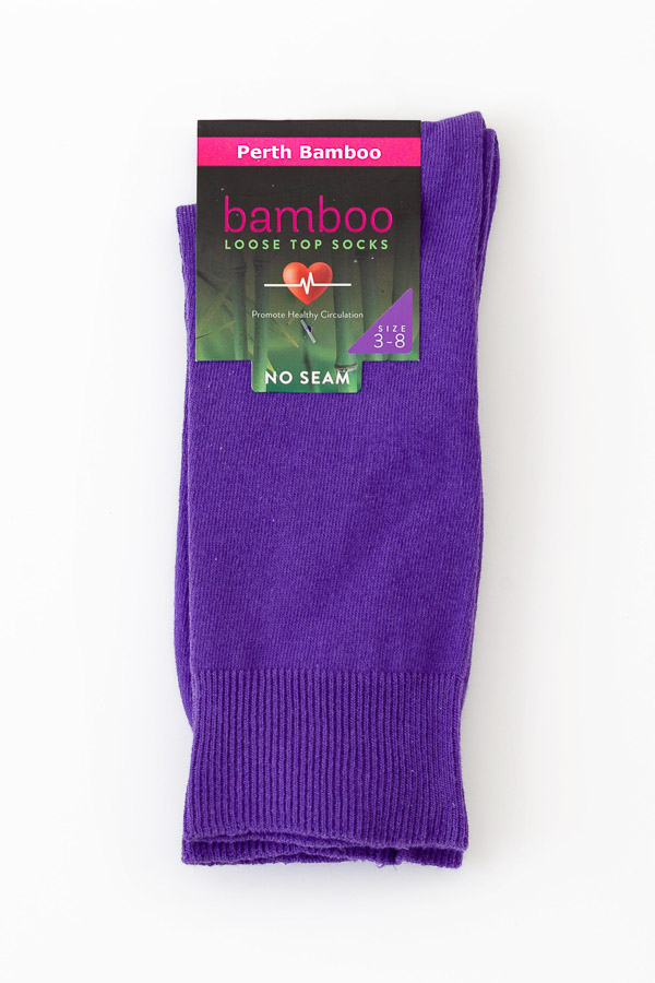 WOMEN’S BAMBOO LOOSE TOP SOCKS 3 PAIRS - Perth Bamboo